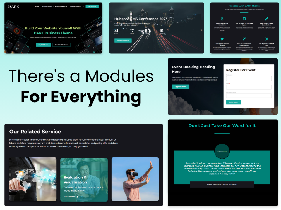 DARK Business Theme by FastestThemes